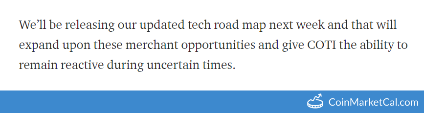 COTI (COTI) - Updated Roadmap Release