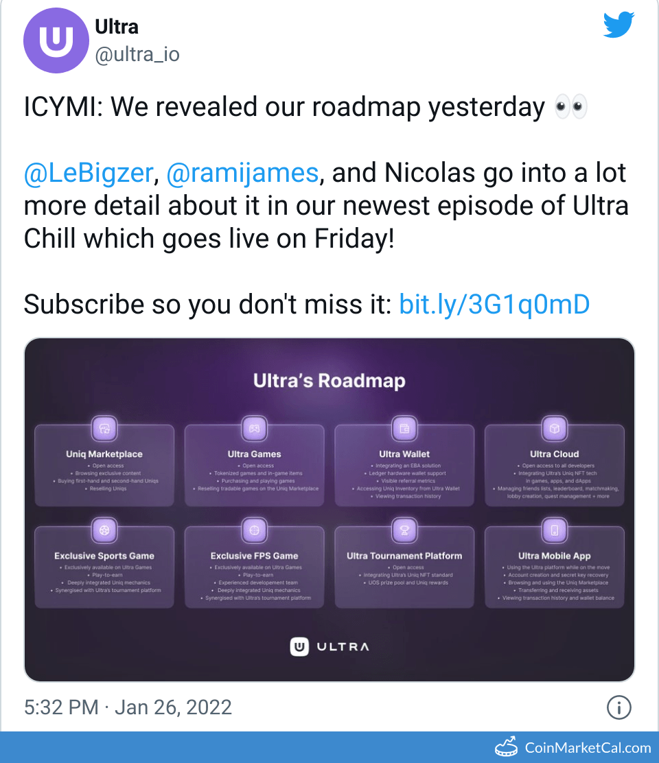 Ultra (UOS) - Roadmap Discussion