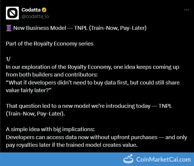 Codatta (XNY) - Train-Now, Pay-Later