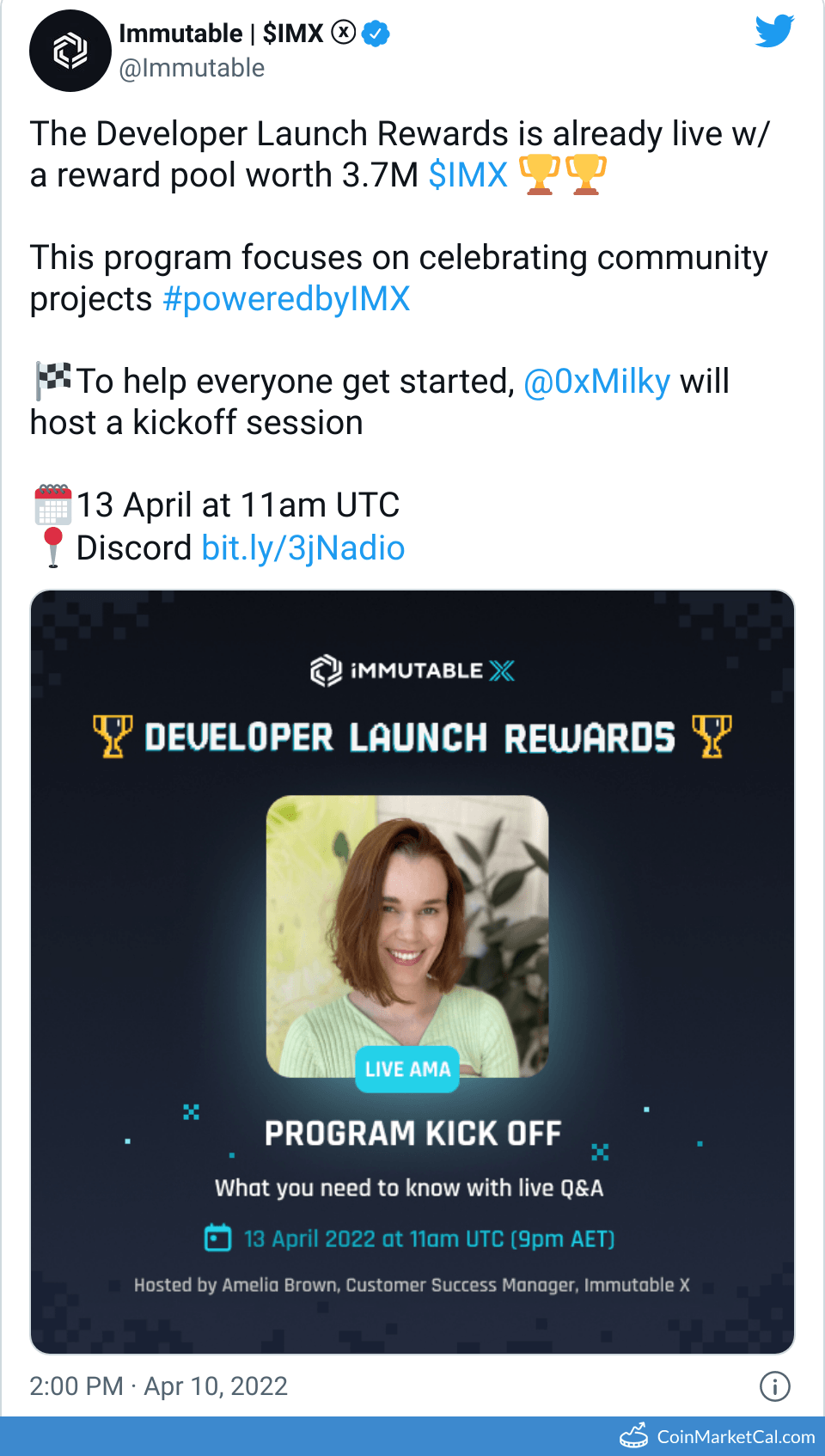 Immutable (IMX) - Launch Rewards Q&A