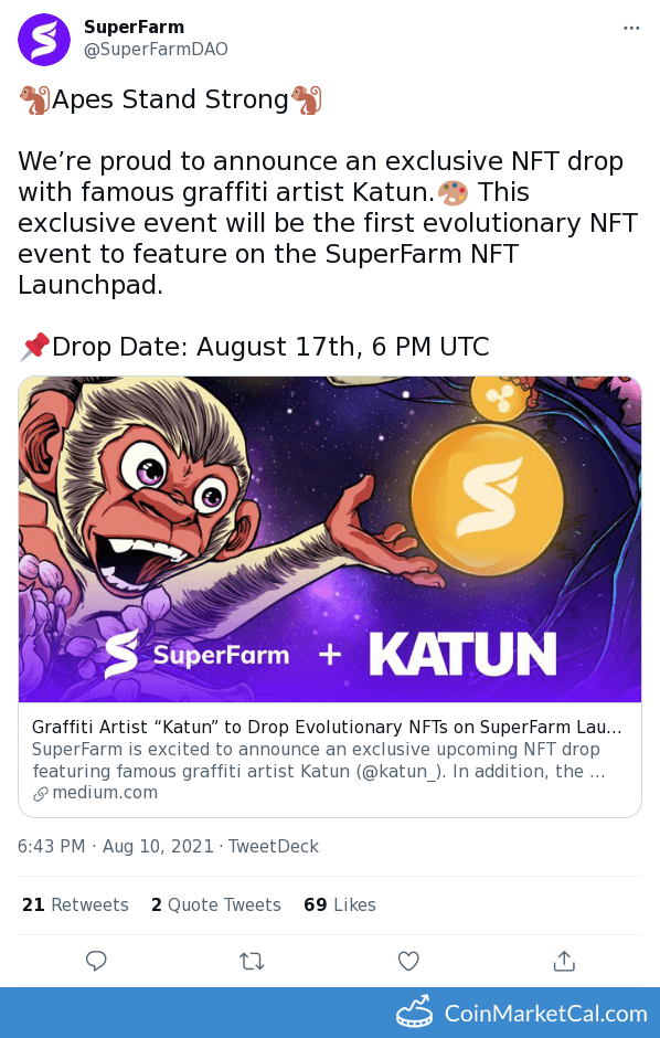 SuperVerse (SUPER) - カトゥンNFTリリース