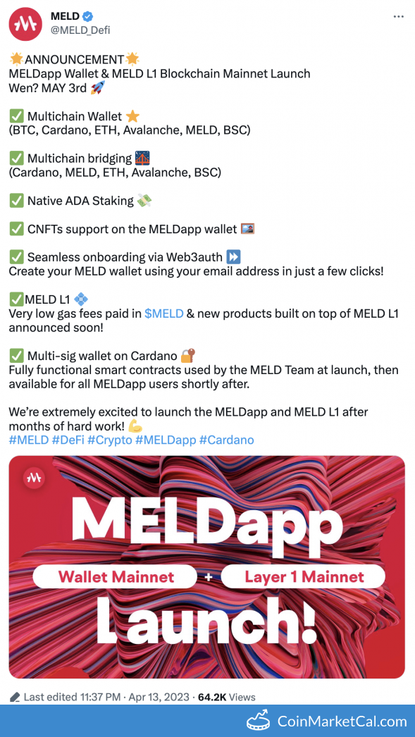 MELD (MELD) - MELDapp Wallet Launch