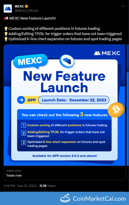 MX (MX) - MEXC New Features