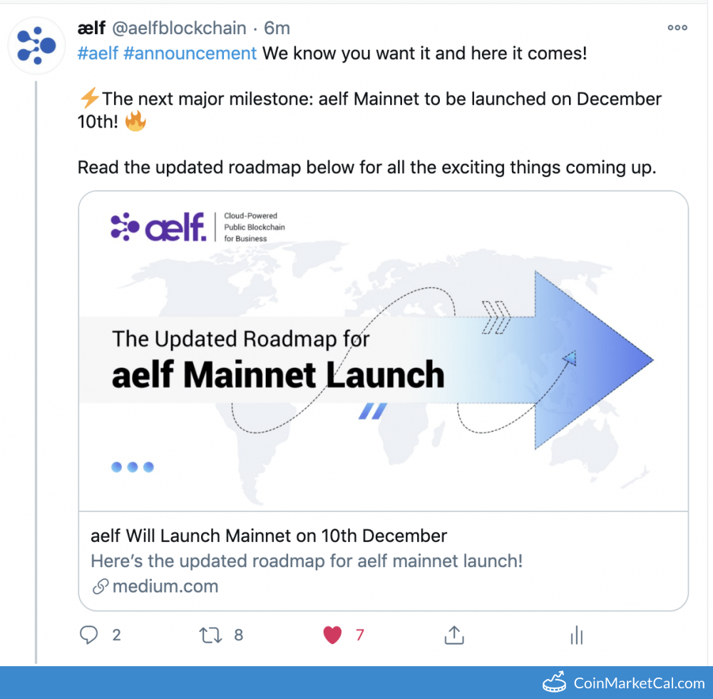 aelf (ELF) - Mainnet Launch