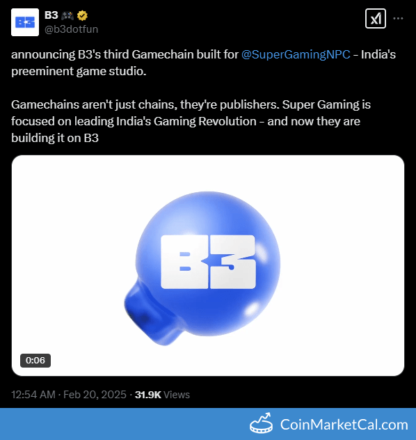 B3 (Base) (B3) - Gamechain for SuperGaming