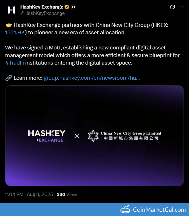 HashKey Platform Token (HSK) - China New City Group