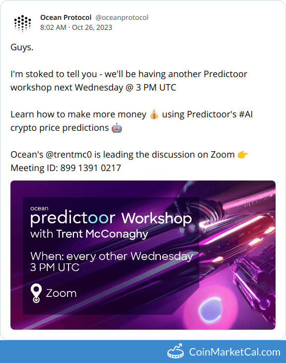 Ocean Protocol (OCEAN) - Predictoor Workshop
