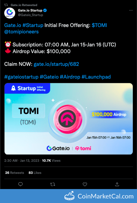 tomiNet (TOMI) - Initial Free Offering