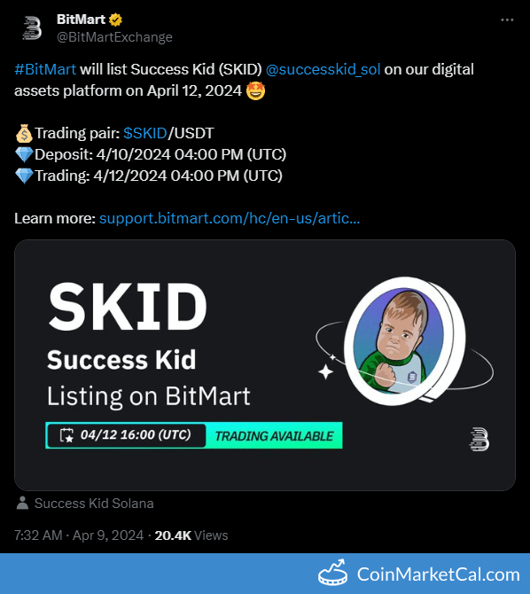 Success Kid (SKID) - Bitmart Listing