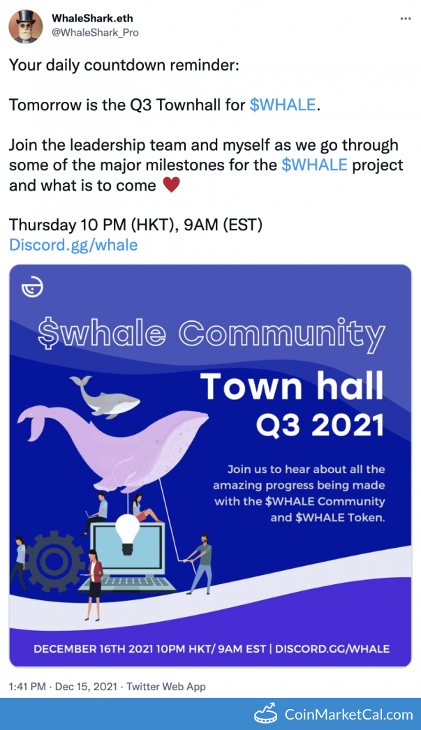 WHALE (WHALE) - Discord Town Hall