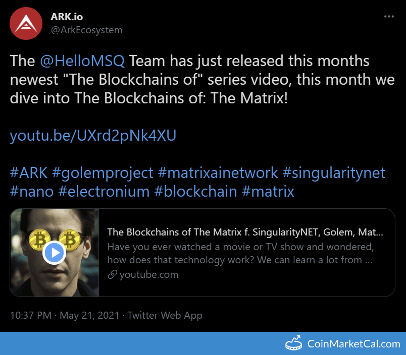 ARK (ARK) - Blockchains de Matrix