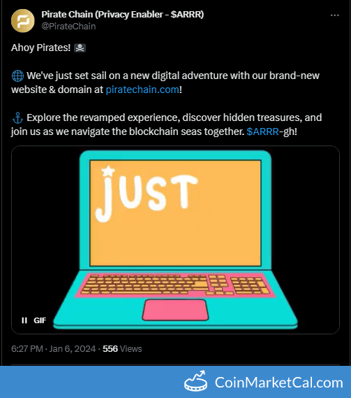 Pirate Chain (ARRR) - New Website & Domain