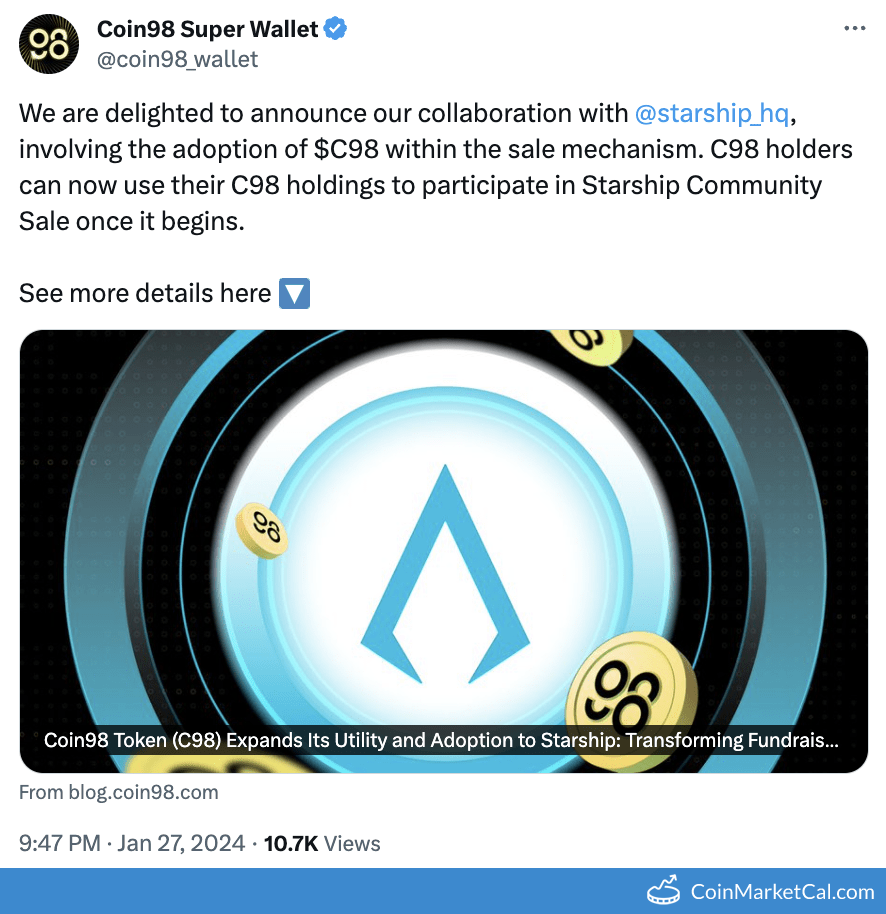 CoinMarketCal - Календарь криптоактивов