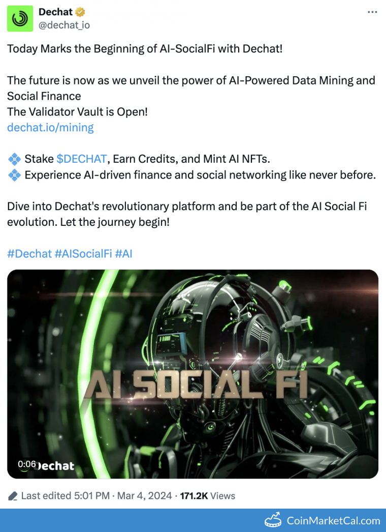 Dechat (DECHAT) - AI SocialFi