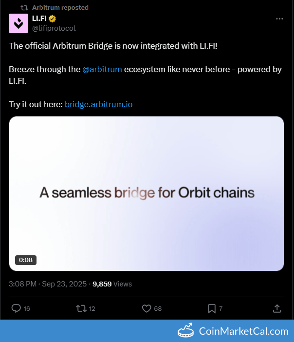 Arbitrum (ARB) - Arbitrum Bridge on LI.FI