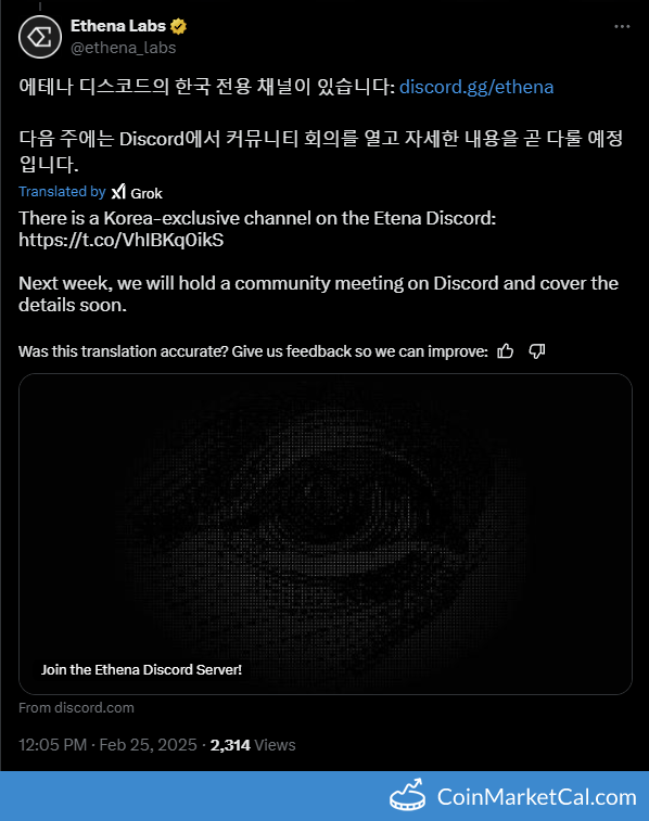 CoinMarketCal - Kalender Aset Kripto