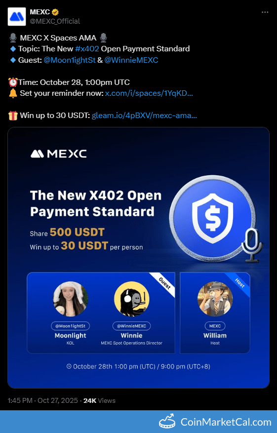 CoinMarketCal - Kalender Aset Kripto