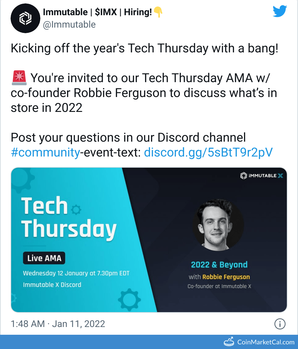 Immutable (IMX) - Perselisihan AMA