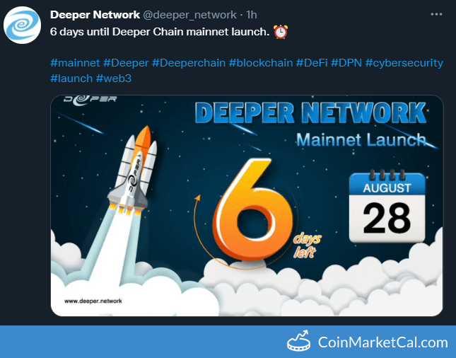 Deeper Network (DPR) - 메인넷 출시
