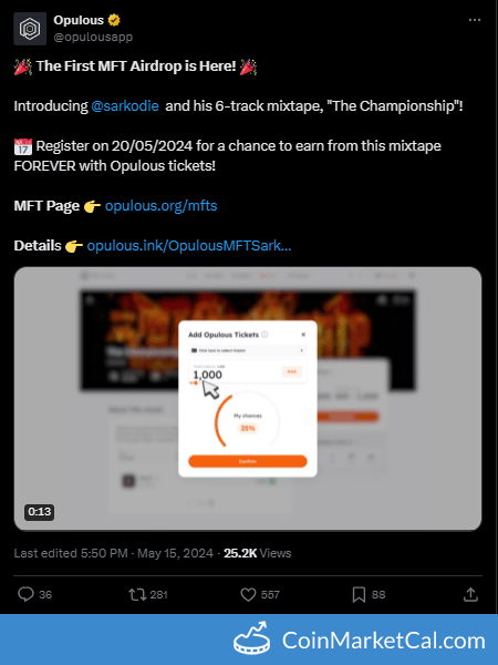Opulous (OPUL) - Sarkodie MFT Airdrop
