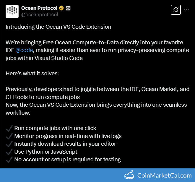 Ocean Protocol (OCEAN) - VS Code Extension