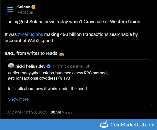 Solana (SOL) - Helius Transaction Search