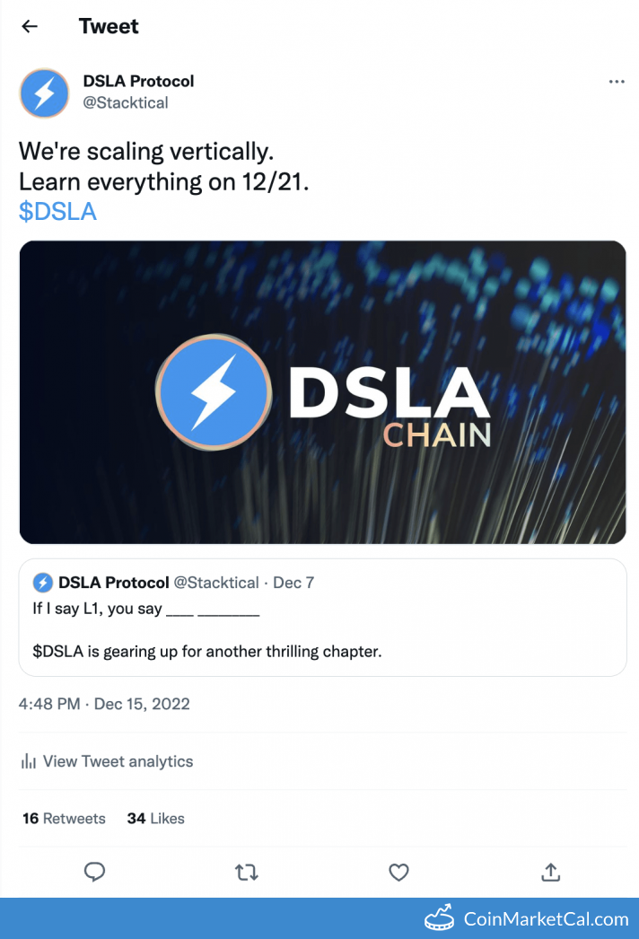 DSLA Protocol (DSLA) - DSLA 체인 발표