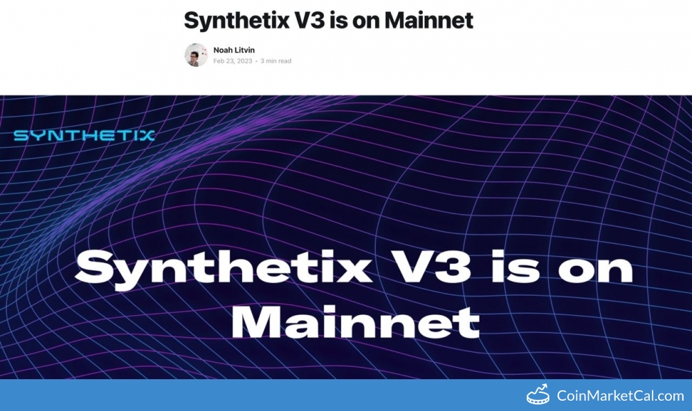 Synthetix (SNX) - V3 Network Update