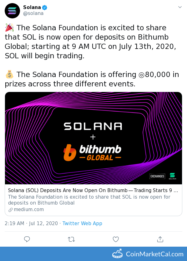 Solana (SOL) - Events & News