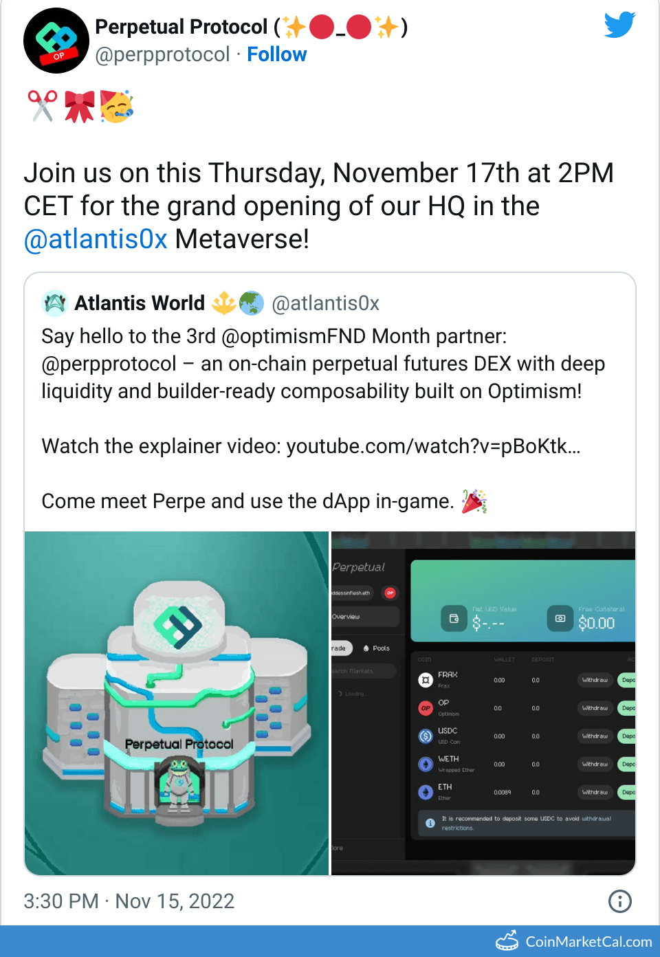 Perpetual Protocol (PERP) - Metaverse HQ