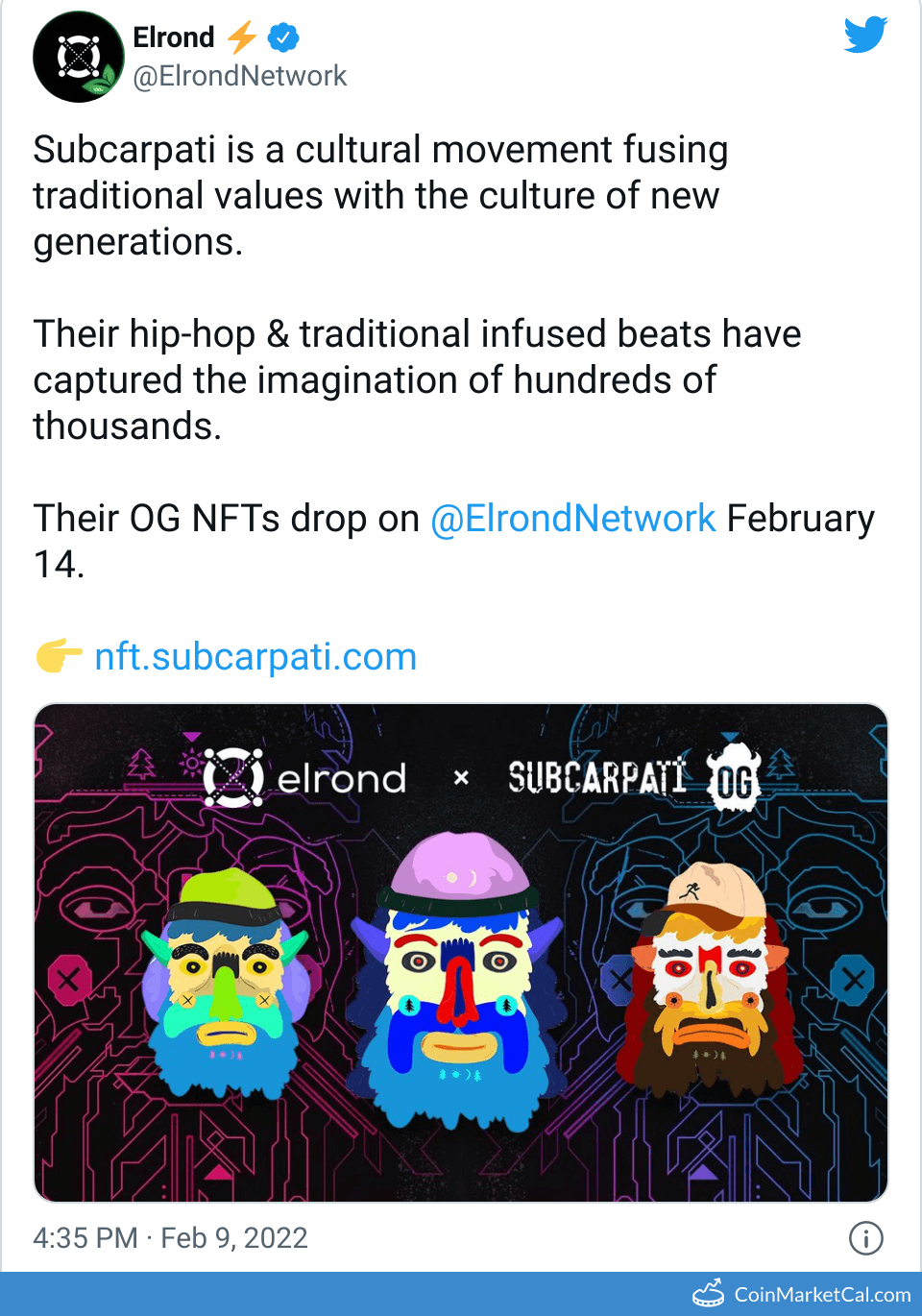 MultiversX (EGLD) - Subcarpati NFT Drop